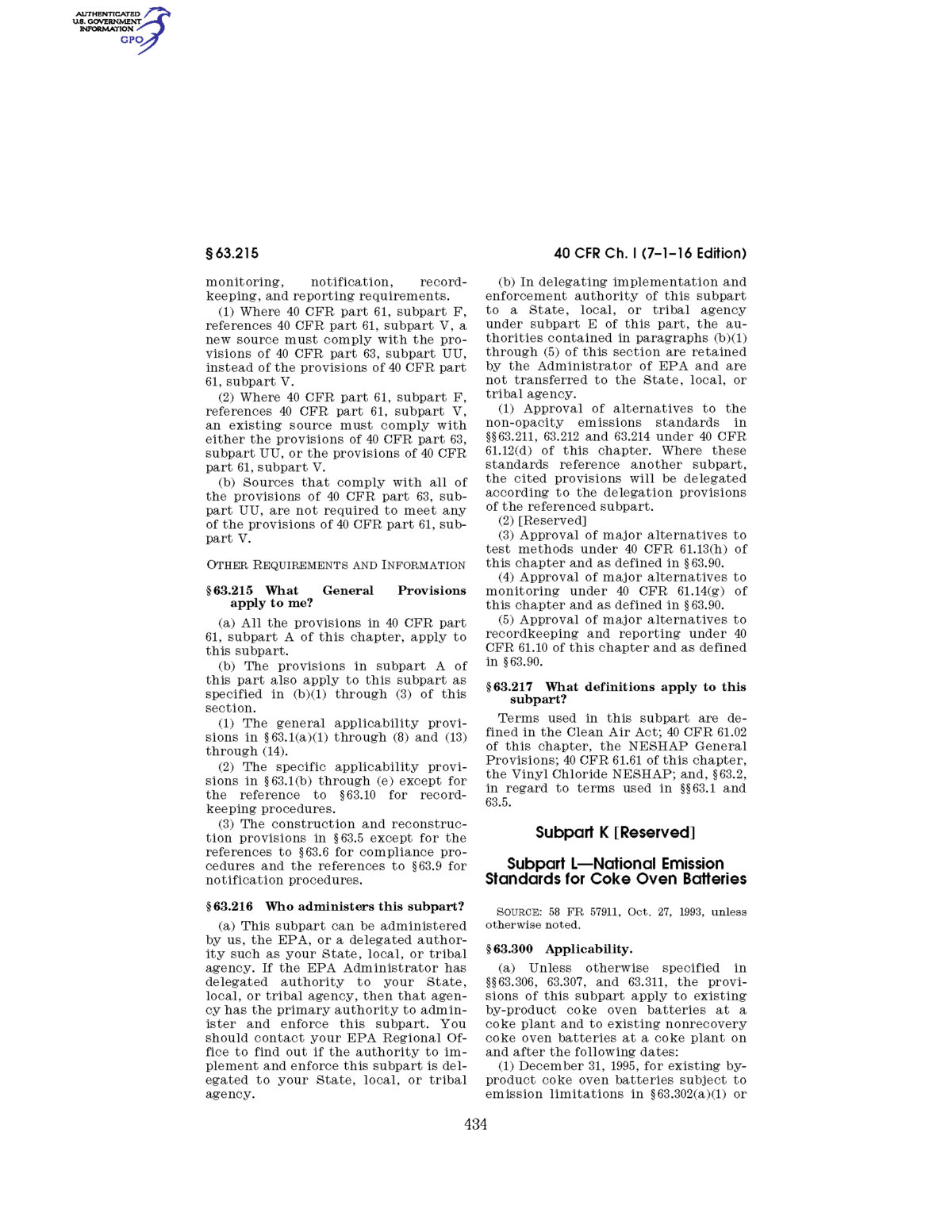 How is Coke Regulated? – Clean Air Council